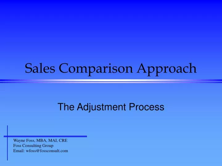 PPT - Sales Comparison Approach PowerPoint Presentation, free download ...