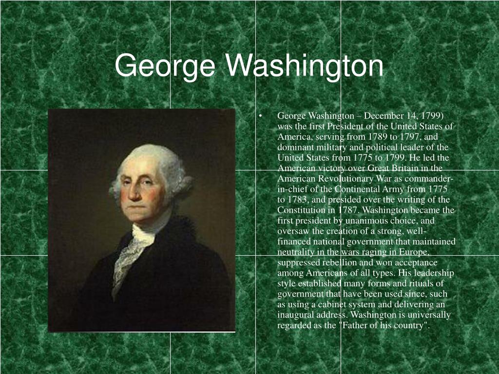 PPT - Presidents of the United States of America PowerPoint ...