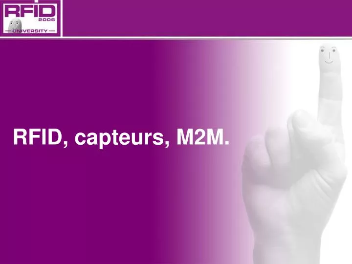 PPT - RFID, capteurs, M2M. PowerPoint Presentation, free download - ID ...