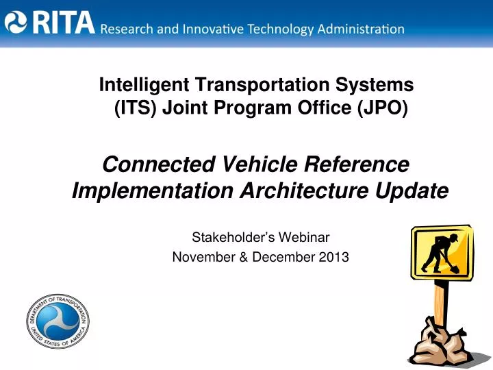 PPT - Intelligent Transportation Systems (ITS) Joint Program Office ...