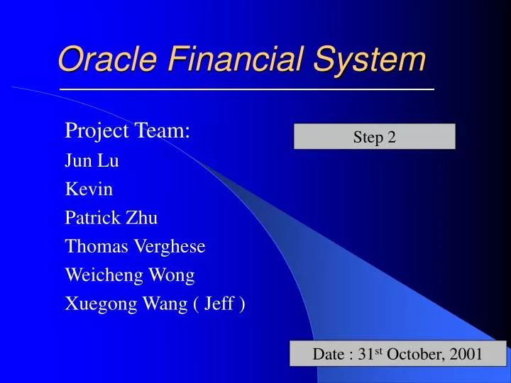 PPT - Oracle Financial System PowerPoint Presentation, free download ...