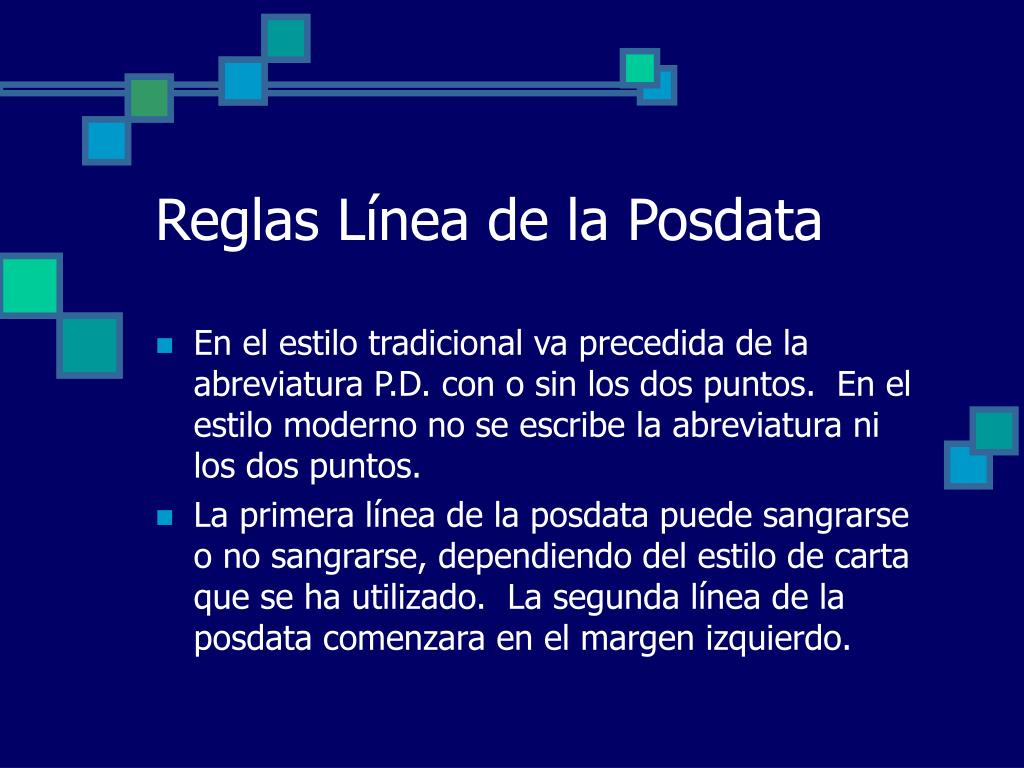 PPT - Partes Adicionales de la Carta Comercial PowerPoint Presentation ...
