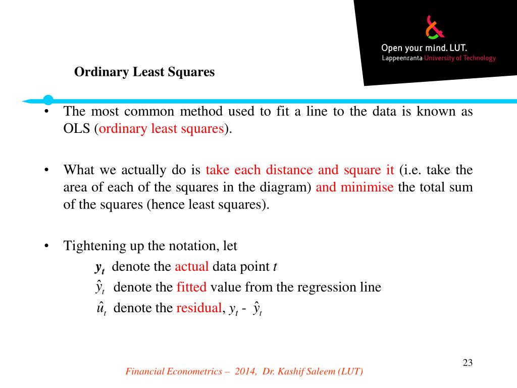 Ppt Financial Econometrics Powerpoint Presentation Free Download