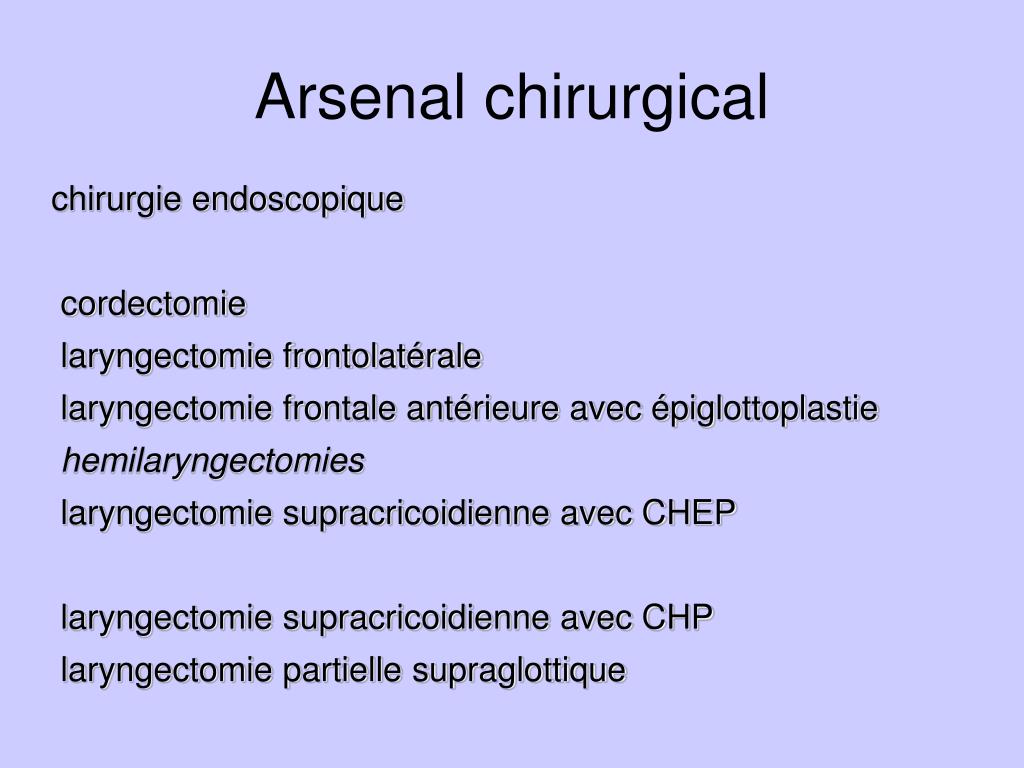 PPT - Cancer du larynx et chirurgie partielle PowerPoint Presentation ...