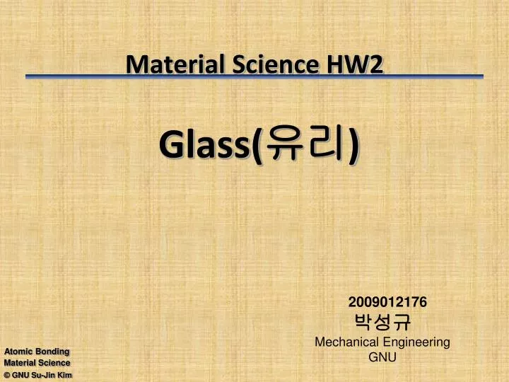 PPT - Material Science HW2 PowerPoint Presentation, free download - ID:6869656