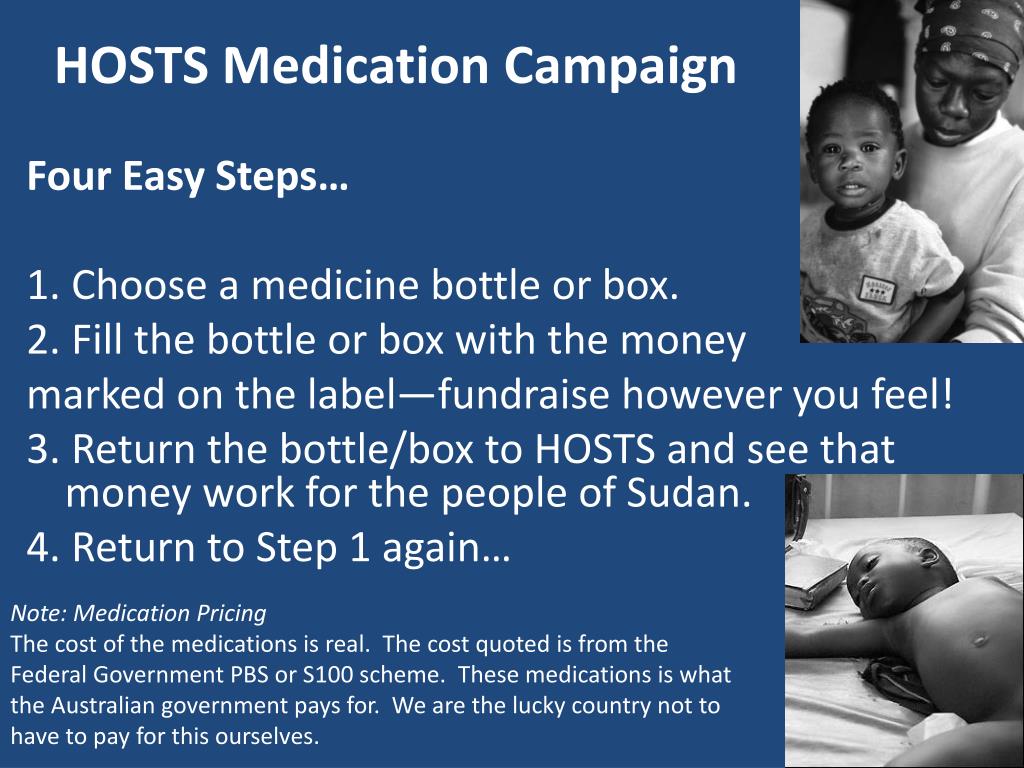PPT - HOSTS Medication Campaign: Transforming Lives in Sudan PowerPoint ...