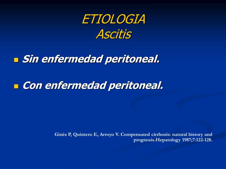 PPT - SINDROME ASCITICO EDEMATOSO PowerPoint Presentation - ID:6870843