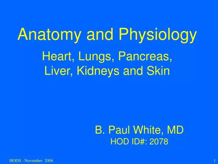 PPT - Anatomy and Physiology PowerPoint Presentation, free download - ID:6871223