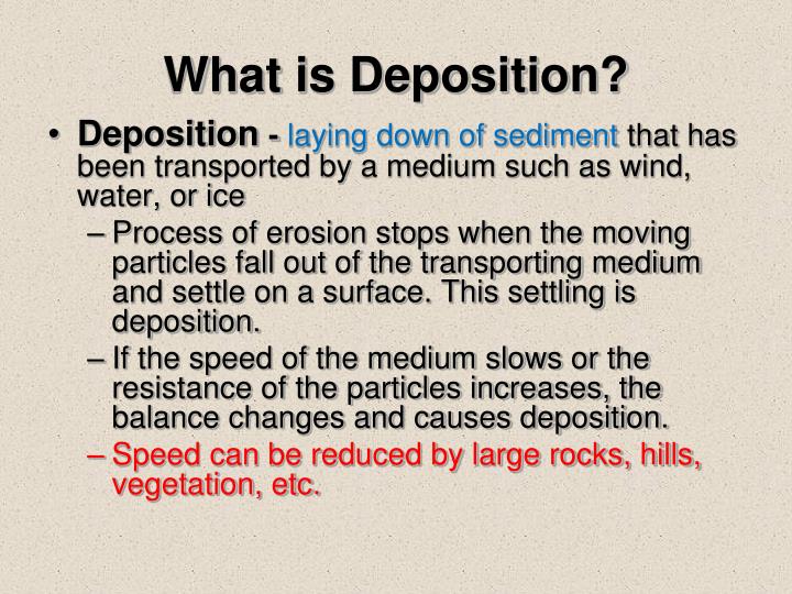 PPT - Erosion and Deposition PowerPoint Presentation - ID:6871356