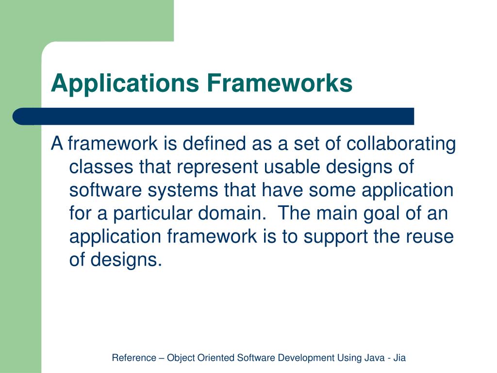 Ppt Cop 3331 Object Oriented Analysis And Design Chapter 8 Object Oriented Application 9671