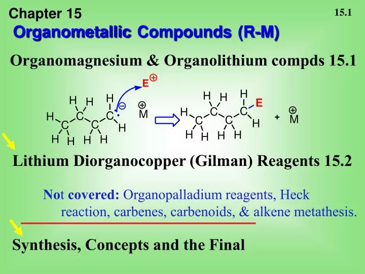 PPT - Organometallic Compounds (R-M) PowerPoint Presentation, free ...