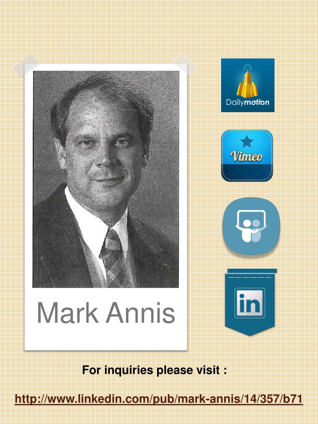 PPT - President of ANCO - Mark Annis PowerPoint Presentation, free ...