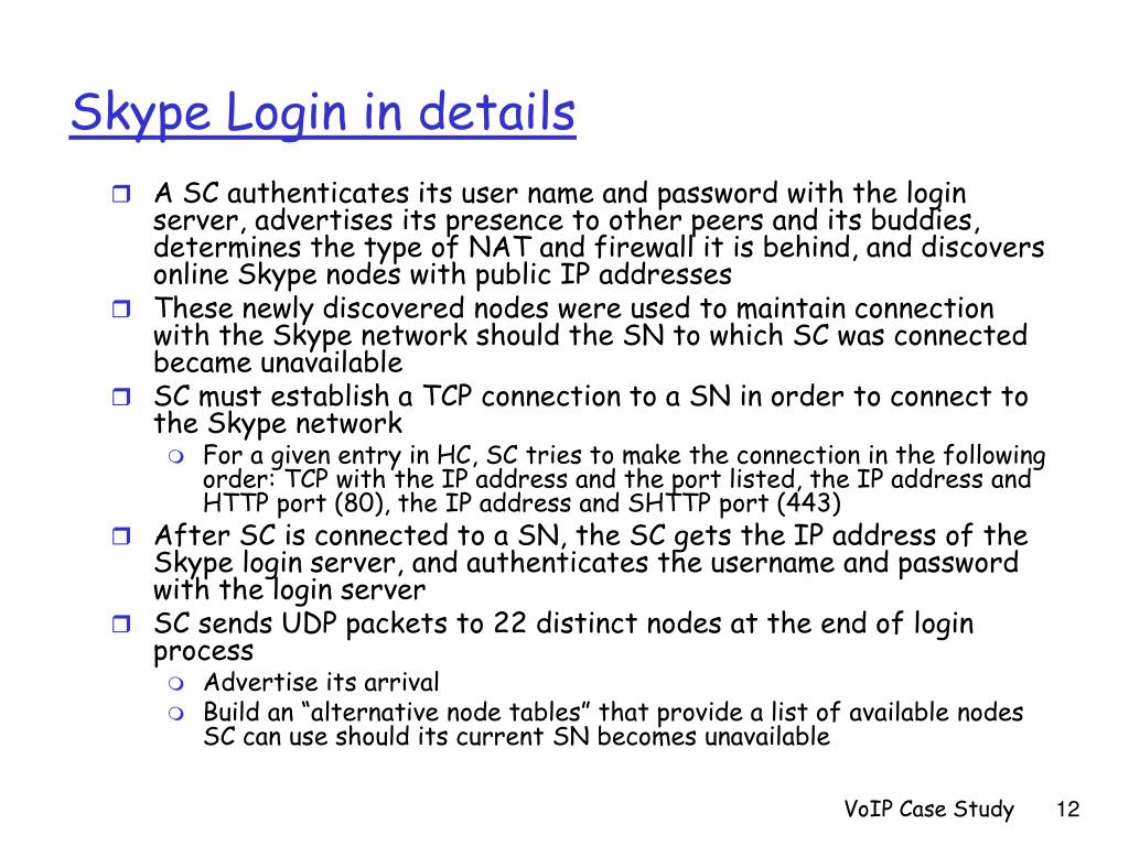 PPT - VoIP Case Study: Skype PowerPoint Presentation, free download ...