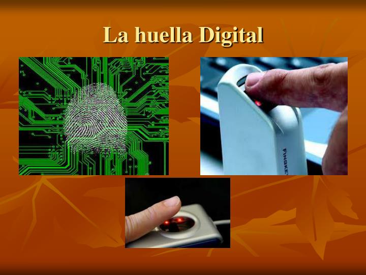 PPT - La huella Digital PowerPoint Presentation - ID:6871837