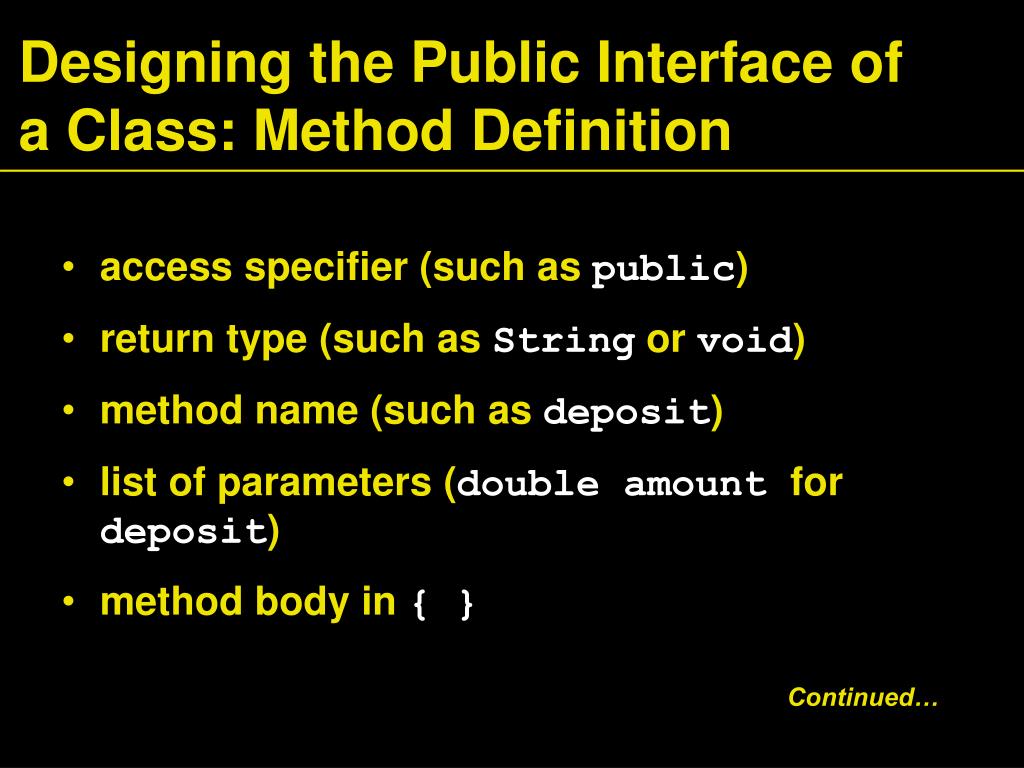 PPT - Chapter 3 Implementing Classes PowerPoint Presentation, free ...