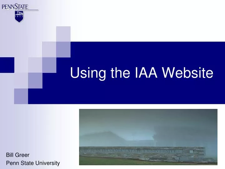 PPT - Using the IAA Website PowerPoint Presentation, free download - ID ...