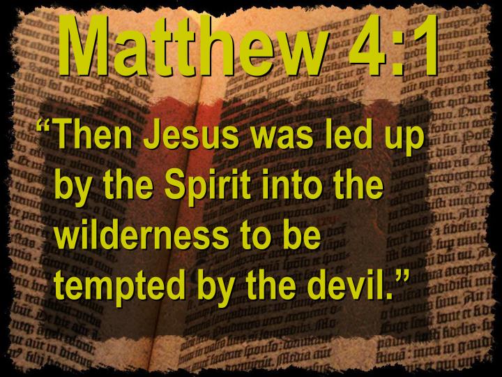 PPT - Matthew 4:1-11 PowerPoint Presentation - ID:6873640