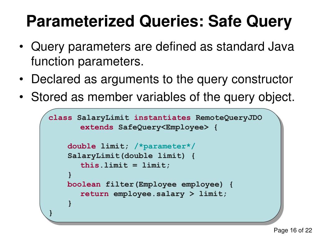 Ppt Safe Query Objects Statically Typed Objects As Remotely Executable Queries Powerpoint 6712