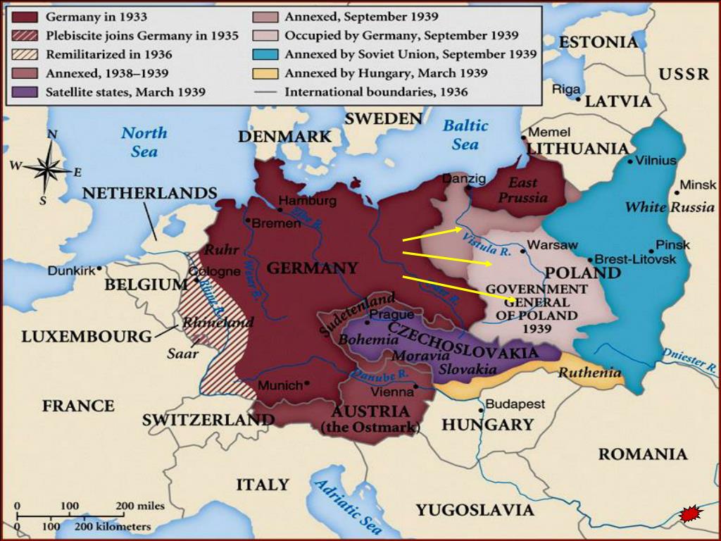 PPT - 3. Sept. 1, 1939 , Germany invades Poland WWII begins in Europe ...