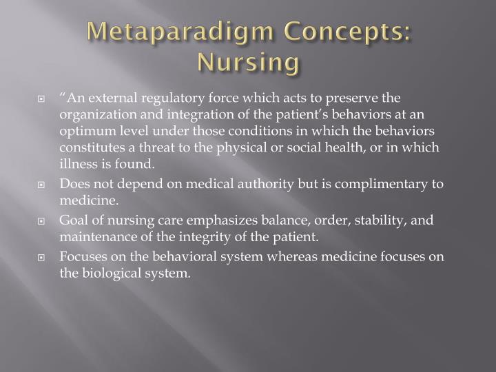 PPT - Dorothy Johnson: Behavioral System Model PowerPoint Presentation ...