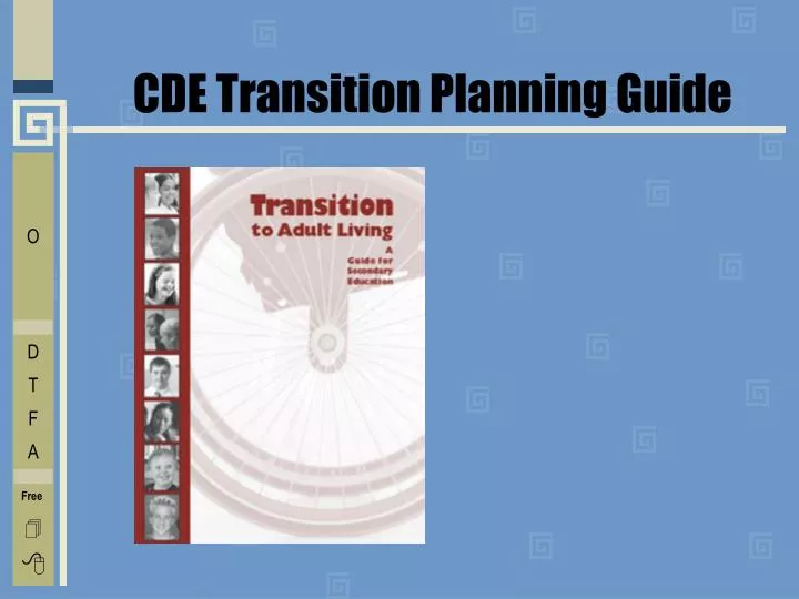 PPT - CDE Transition Planning Guide PowerPoint Presentation, free ...