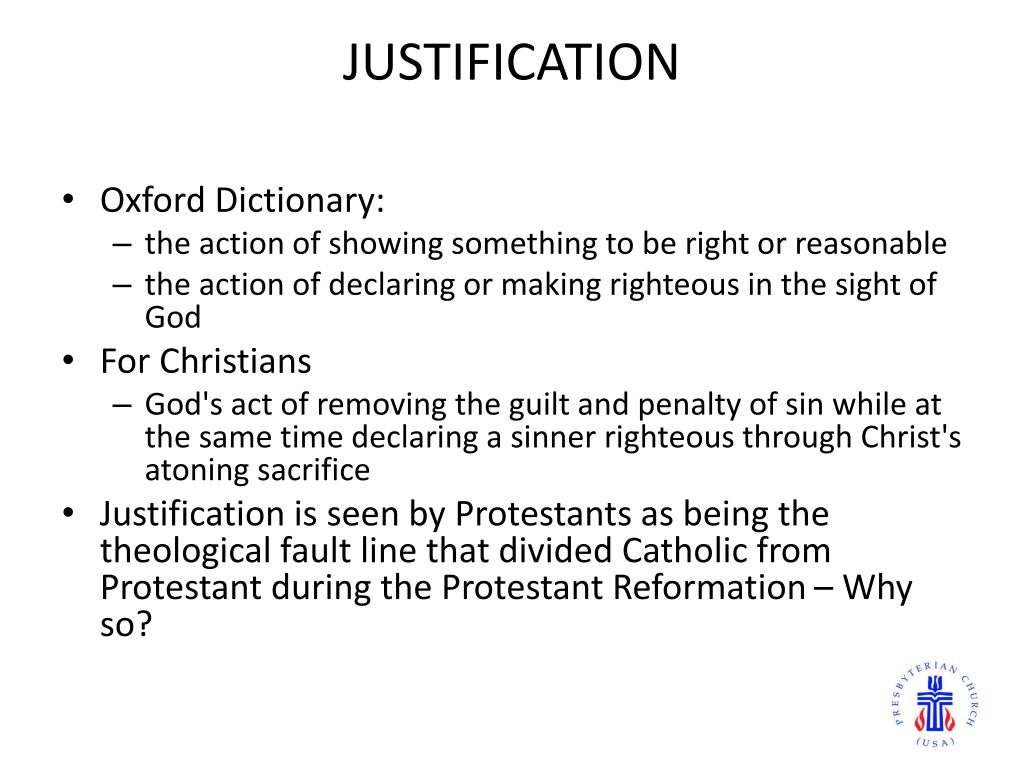 PPT - JUSTIFICATION SALVATION IS BY GRACE THROUGH FAITH PowerPoint ...