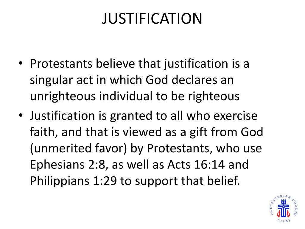 PPT - JUSTIFICATION SALVATION IS BY GRACE THROUGH FAITH PowerPoint ...
