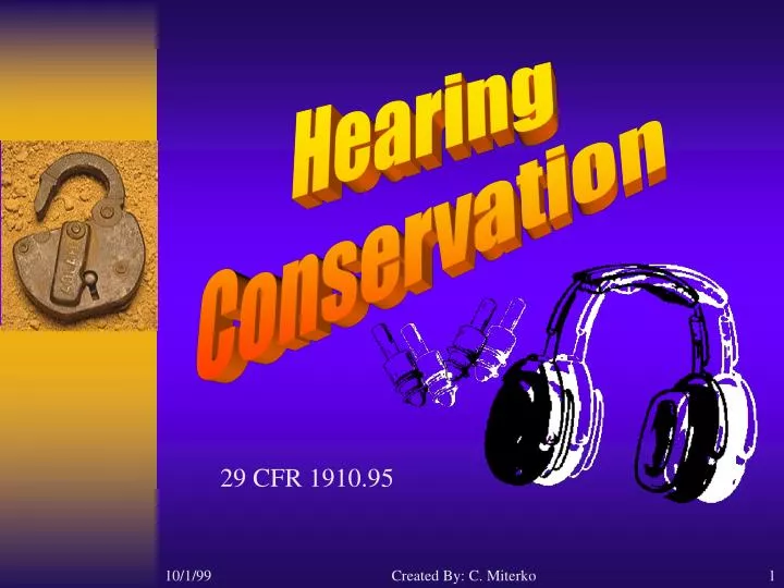 PPT - Hearing Conservation PowerPoint Presentation, free download - ID ...