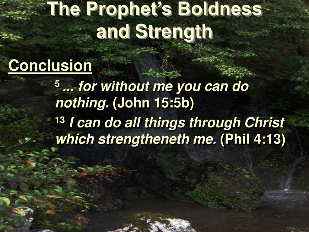 PPT - The Life of Elijah: The Prophet’s Boldness and Strength 1 Kings ...