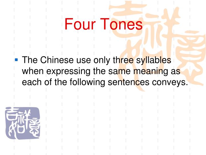 PPT - The Tones of Mandarin Chinese PowerPoint Presentation - ID:6878265