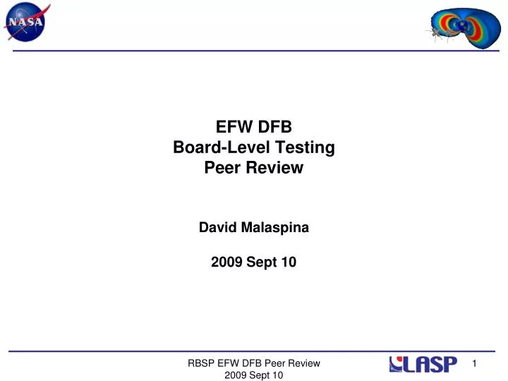 PPT - EFW DFB Board-Level Testing Peer Review PowerPoint Presentation ...
