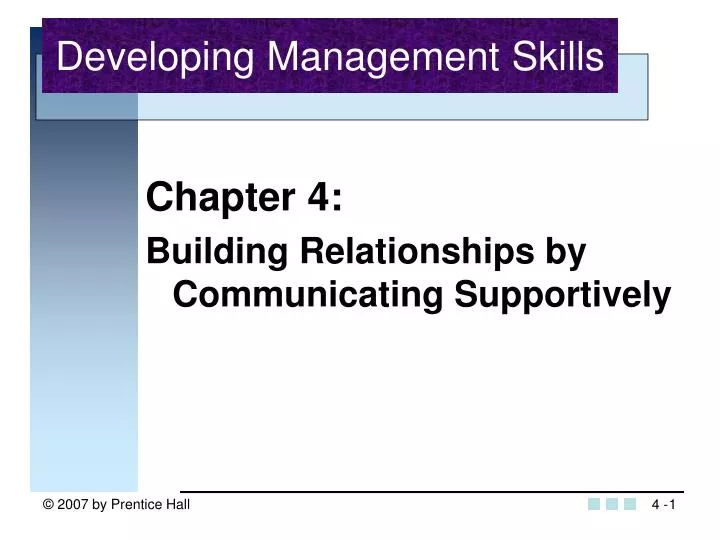 PPT - Developing Management Skills PowerPoint Presentation, free ...