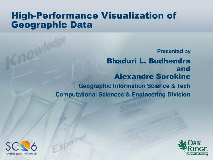 PPT - High-Performance Visualization of Geographic Data PowerPoint ...