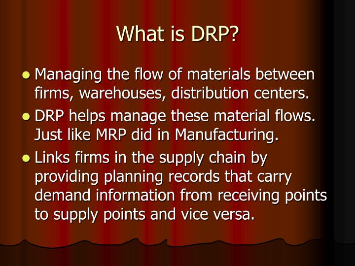 PPT - Distribution Requirements Planning PowerPoint Presentation - ID ...