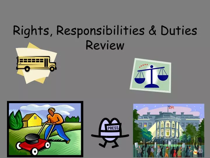 PPT - Rights, Responsibilities & Duties Review PowerPoint Presentation ...