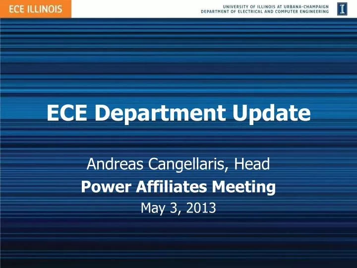 PPT - ECE Department Update PowerPoint Presentation, free download - ID ...
