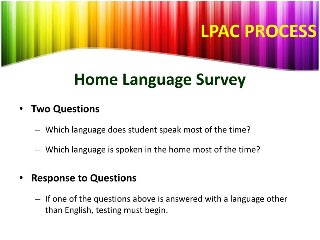 PPT - LANGUAGE PROFICIENCY ASSESSMENT COMMITTEE 2011-2012 LPAC Training ...