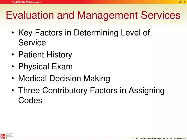 PPT - Evaluation and Management Services PowerPoint Presentation, free ...