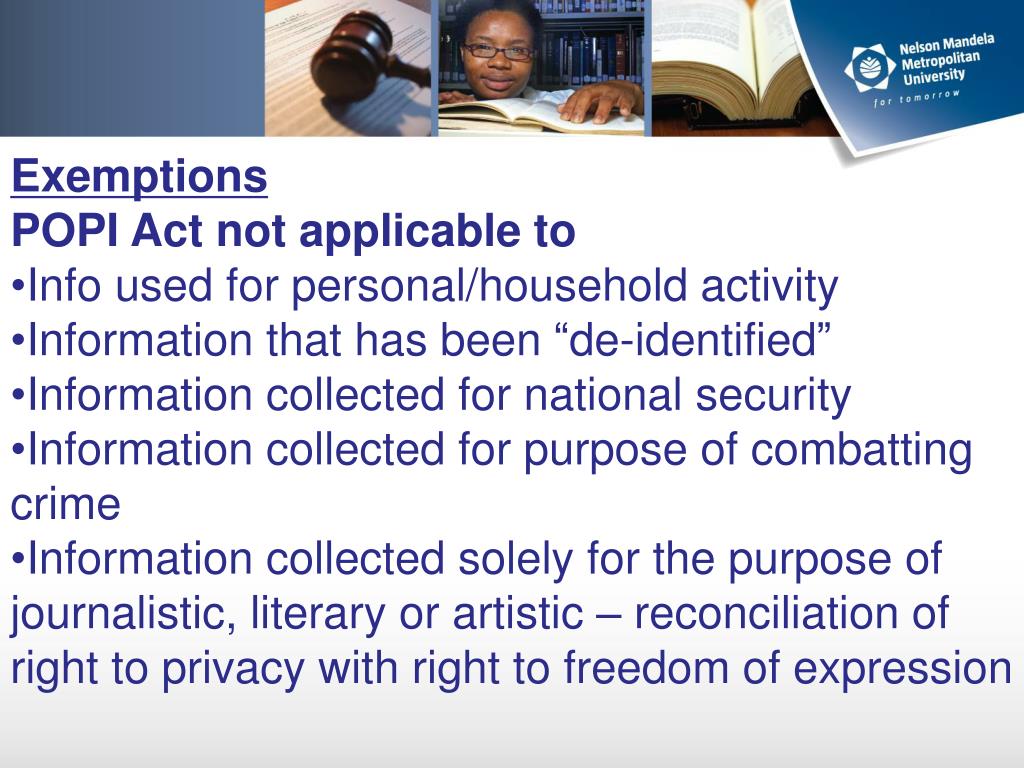 PPT - Protecting Privacy: POPI in South Africa PowerPoint Presentation ...