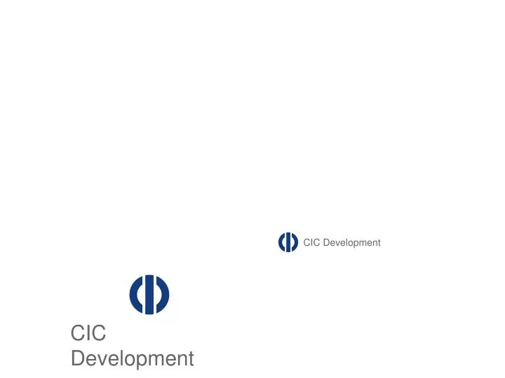 PPT - CIC Development PowerPoint Presentation, free download - ID:6881876