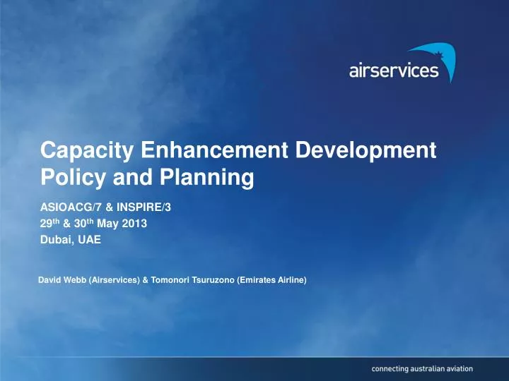 PPT - Capacity Enhancement Development Policy and Planning PowerPoint ...