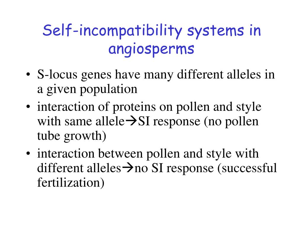 PPT - Genetics of Plant Breeding Systems Promoting Outcrossing ...