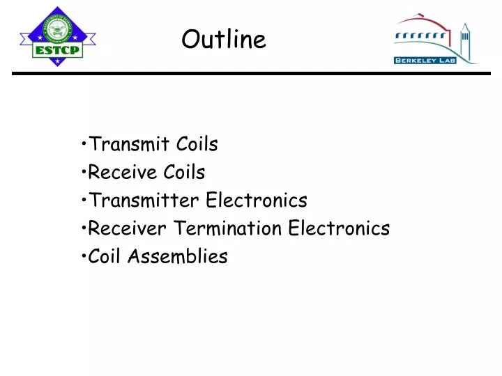 PPT - Transmit Coils Receive Coils Transmitter Electronics Receiver ...