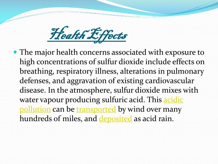 PPT - Sulfur Dioxide PowerPoint Presentation - ID:6885076