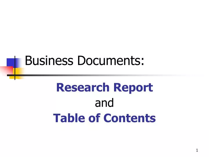 PPT - Business Documents: PowerPoint Presentation, free download - ID ...