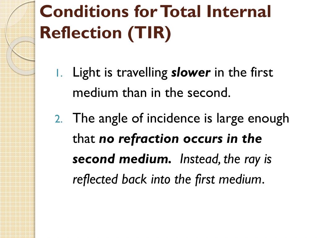 PPT - Partial Refraction and Total Internal Reflection PowerPoint ... PPT - Partial Refraction and Total Internal Reflection PowerPoint ...