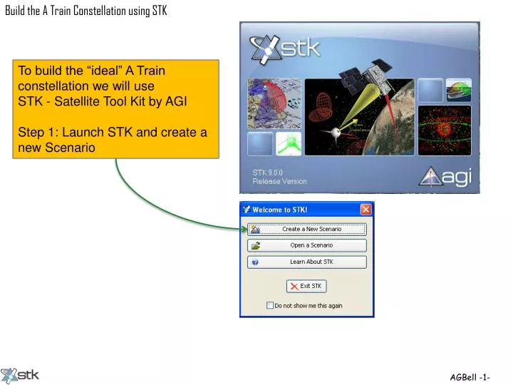 PPT - To build the “ideal” A Train constellation we will use STK ...