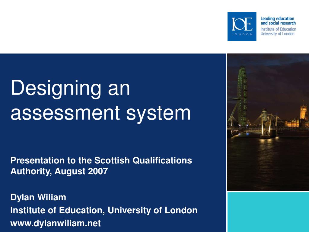 PPT - Designing an assessment system PowerPoint Presentation, free ...
