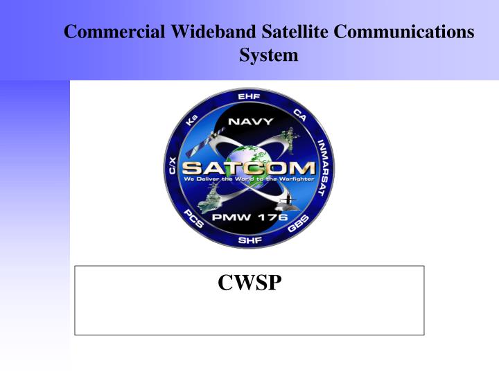 PPT - AN/WSC-6A (V) 9 SOVT IN-BRIEF PowerPoint Presentation - ID:6887450