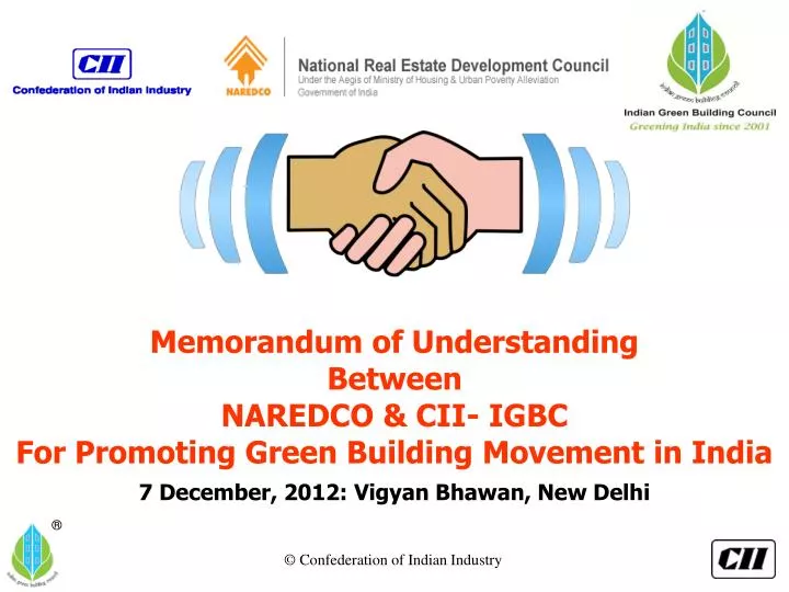 PPT - MoU Slide PowerPoint Presentation, free download - ID:6887635